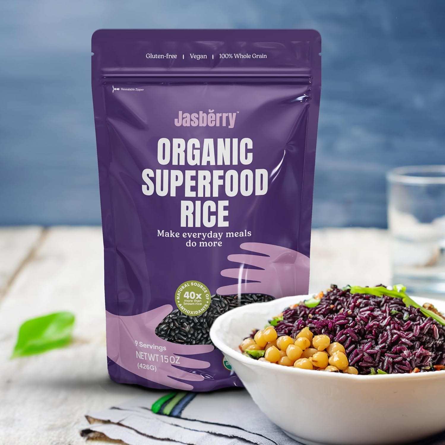 JASBERRY RICE ORGANIC Original 426G - Findlay Foods